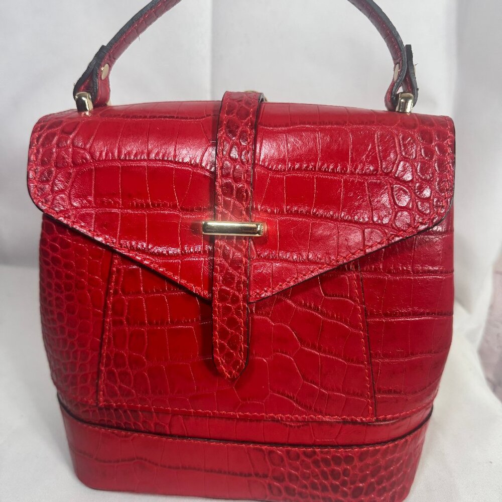 Divina Firenze convertible flap satchel backpack - Gem